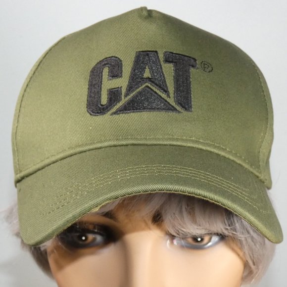 Caterpillar | Accessories | Caterpillar Cat Logo Ball Cap Army Green ...